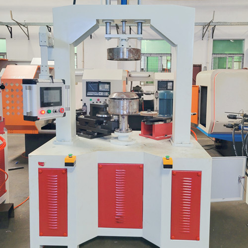 LPG cylinder end disc polishing and beading machine - Longterm Machinery